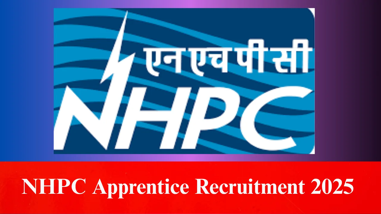 NHPC Apprentice Recruitment 2025 - Apply Online ITI, Diploma