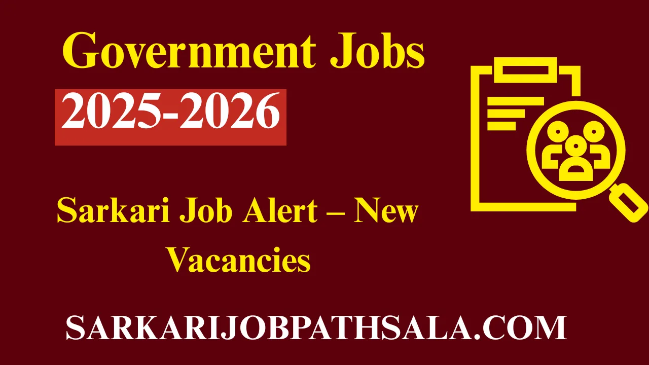 Latest Government Jobs 2026 – All India Govt Job Alert